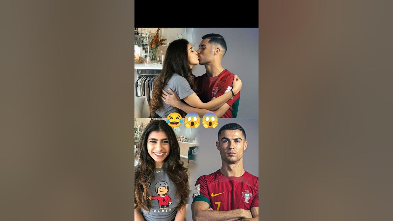ronaldo , Mia Khalifa ko kiss Kiya #shorts - YouTube