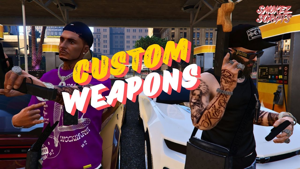 FIVEM - CUSTOM WEAPONS PACK (400+ ADD ON WEAPONS) - YouTube