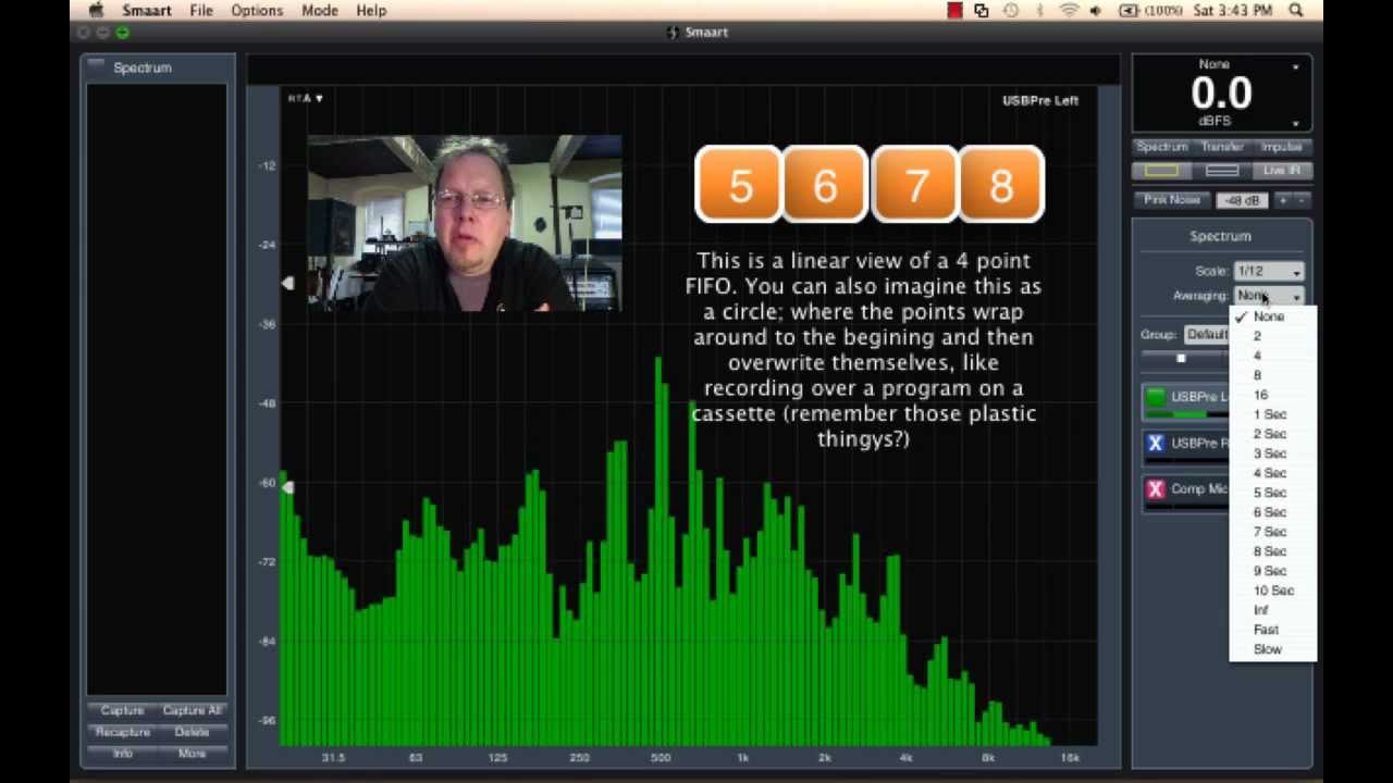 Smaart v7 - Averaging - YouTube