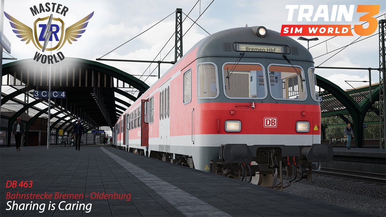Sharing is Caring - Bahnstrecke Bremen - Oldenburg - Bnrdzf 463.0 - Train Sim World 3 - YouTube