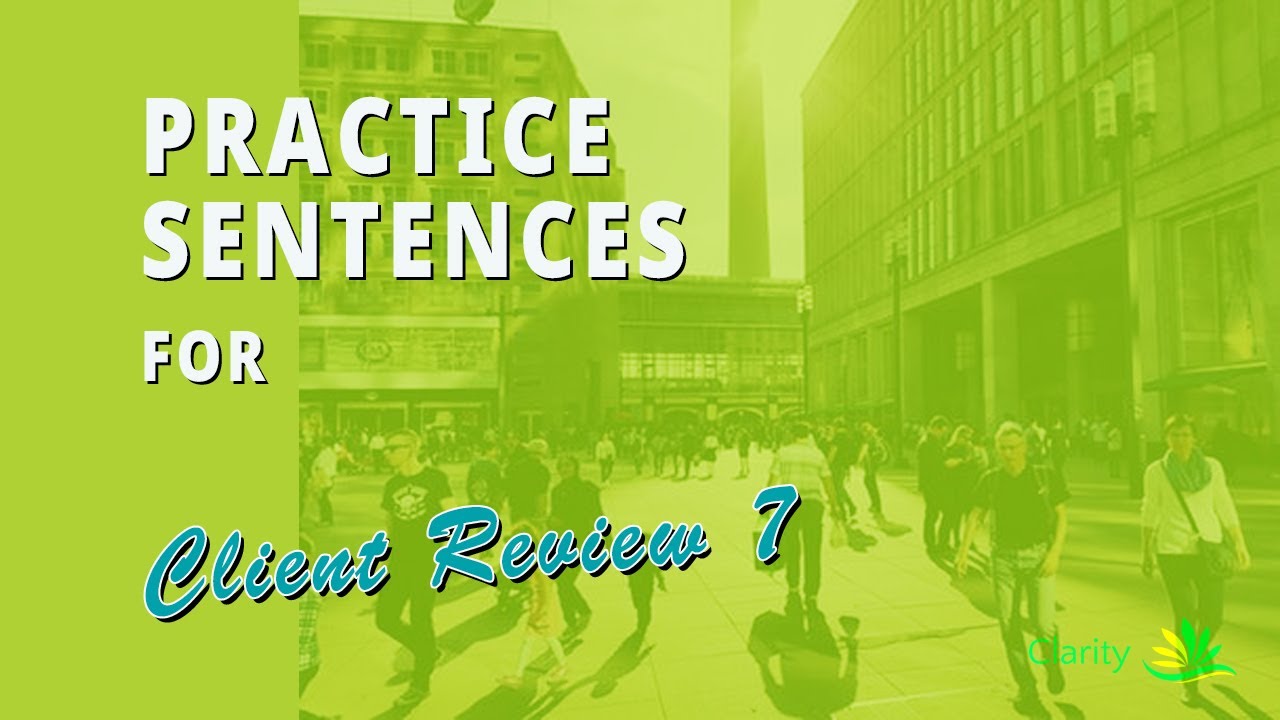 Practice Sentences for Commonly Mispronounced Words - Client Review 7 ...