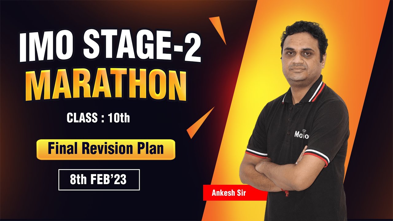 IMO Stage-2 Final Revision Plan | Class 10th | IMO Marathon | Motion Education #imo #olympiad ...