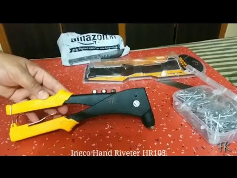 Ingco Hand Riveter HR105, Unpacking. - YouTube