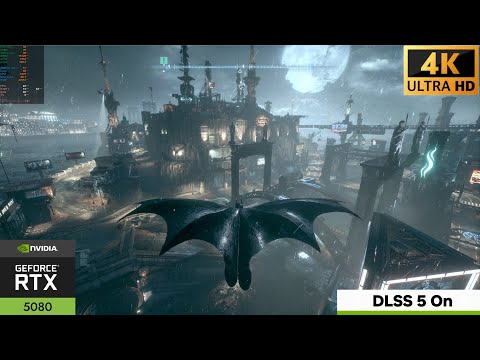 Batman: Arkham Knight Looks Nuts In DLSS 5 Neural Rendering In 4K(RTX 5080 16GB)