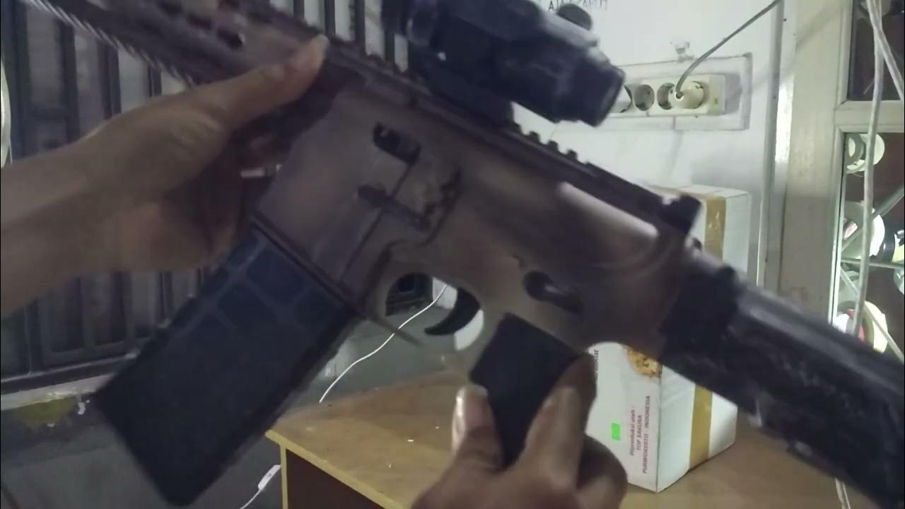 Dcobra M416 skala 1:1 weathering custom ringan - YouTube