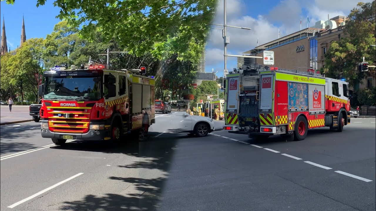 FRNSW [BOTANY + CITY OF SYDNEY] Responding | Sydney, Australia - YouTube