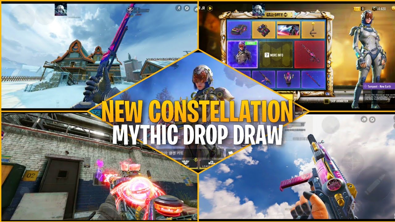 NEW CONSTELLATION MYTHIC DROP DRAW ALL REWARDS REVIEW | CODMOBILE LEAKS ...