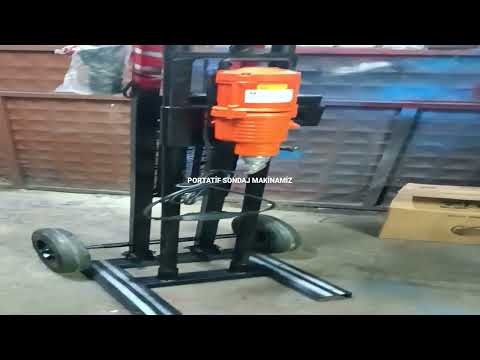 HAYKAROTMAKİNA-ELEKTRİKLİ SU SONDAJ MAKİNASİ PORTATİF SİSTEM İMALATTAN SATİS 05321532637
