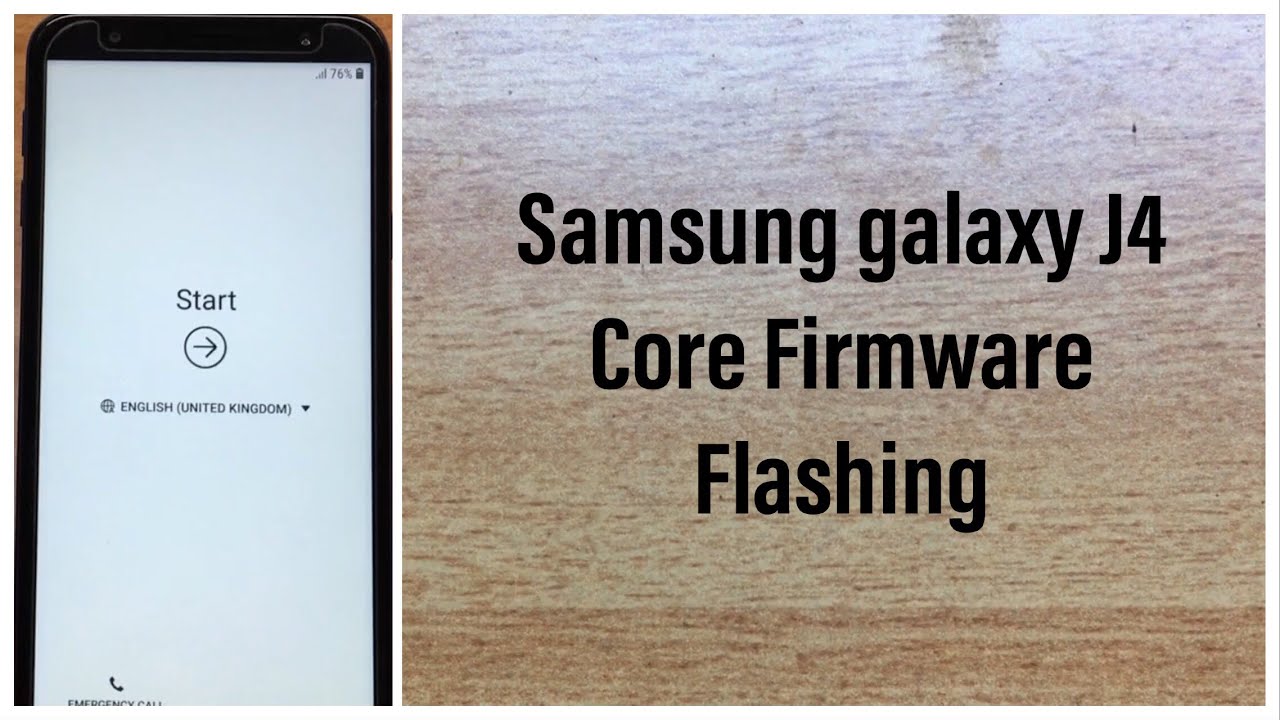 Samsung galaxy J4 Core (SM-J410F) Firmware Flashing - YouTube