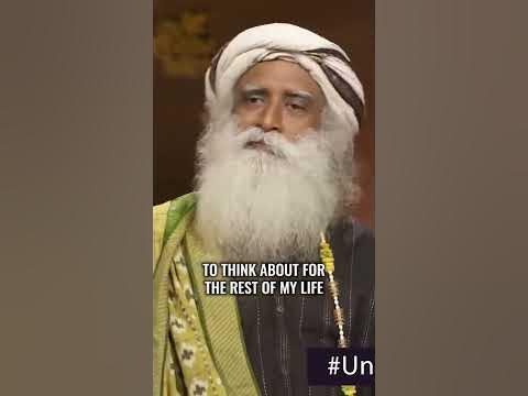 don't try to control your thoughts and emotions! #sadhguru #mein #addition - YouTube