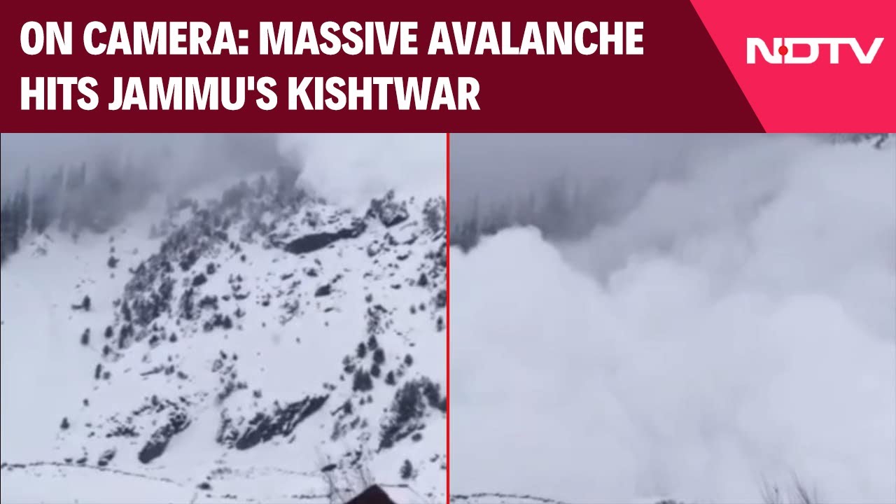 J&K Avalanche Video | On Camera: Avalanche Hits Jammu's Kishtwar Amid ...
