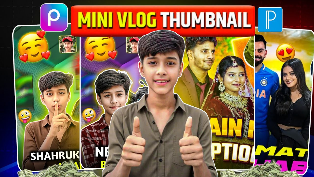 Mini Vlog Thumbnail Kaise Banaen | Vlog Thumbnail Kaise Banaye | How To ...