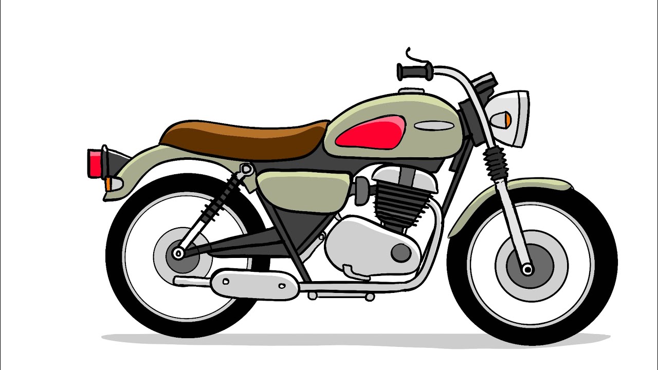 How To Draw A Realistic motorcycle - How To Make Your Drawings Look ...