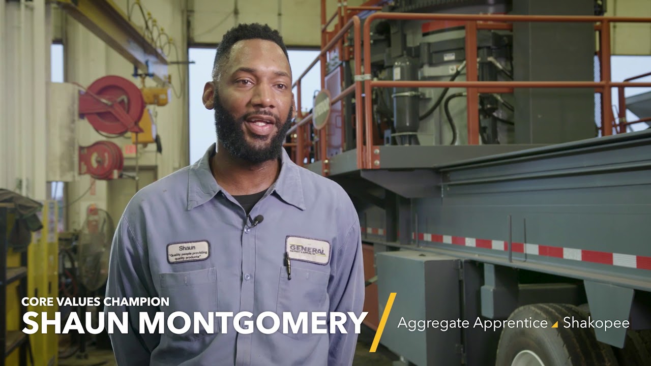 General Equipment & Supplies Shaun Montgomery Core Values Champion ...