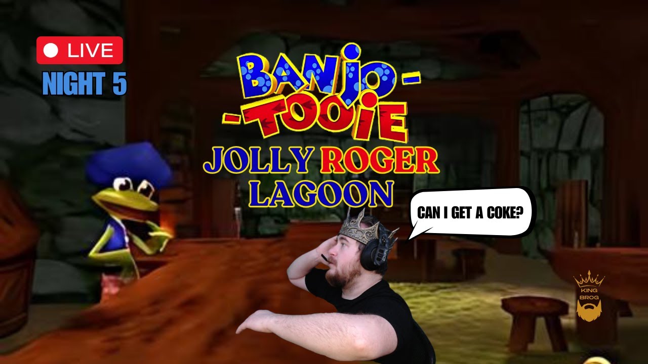 🔴LIVE: Banjo-Tooie Full Playthrough Night 5 - Jolly Roger Lagoon - YouTube