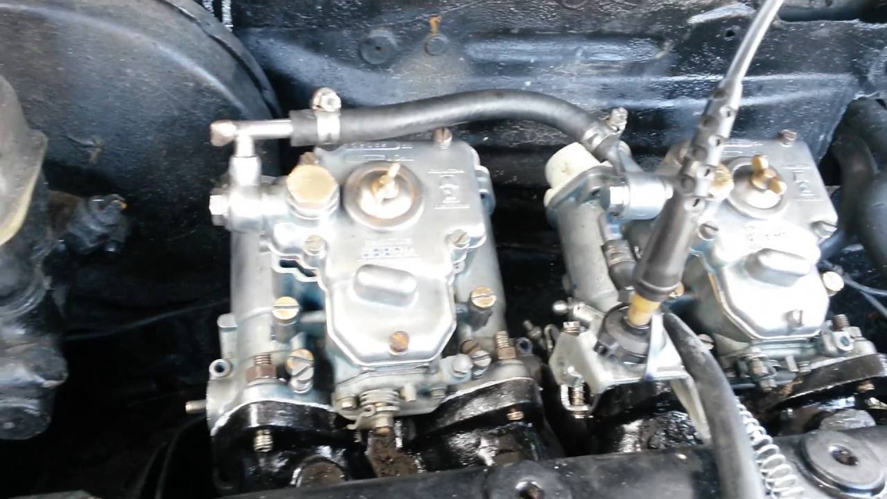 VW Golf MK2 with weber sidedrafts - YouTube