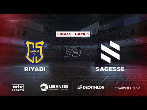 Decathlon Lebanese Basketball Championship 2025-2026 | Finals - Game 1 - Riyadi vs Sagesse