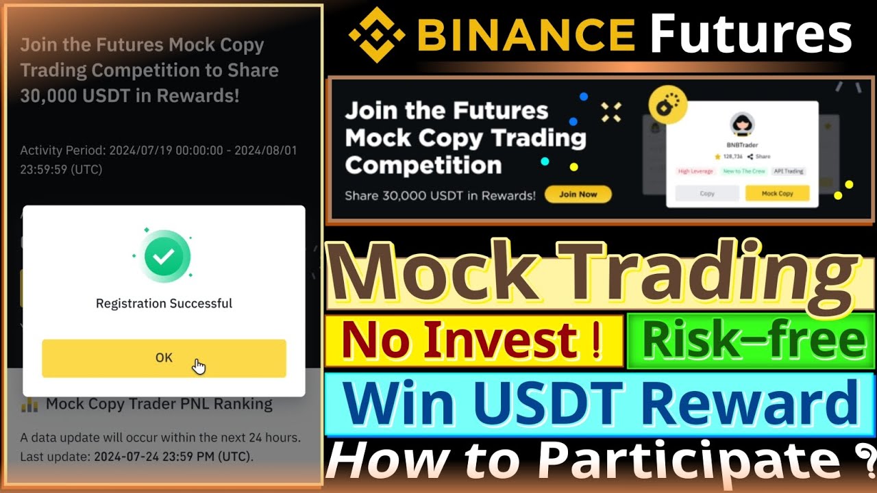 Binance Mock Trading Competition || How to Participate and Win USDT ...