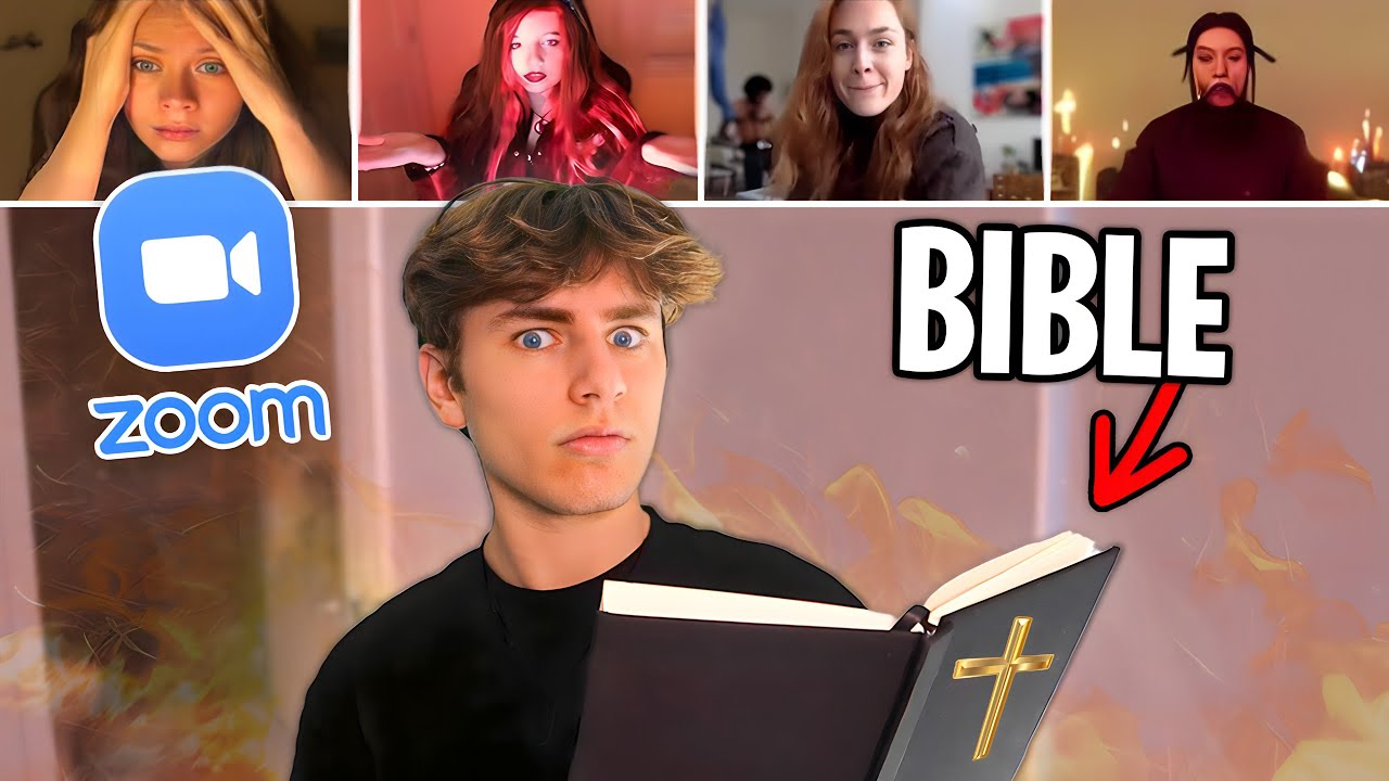 Reading BIBLE In SATANIC Zoom Class 3! - YouTube