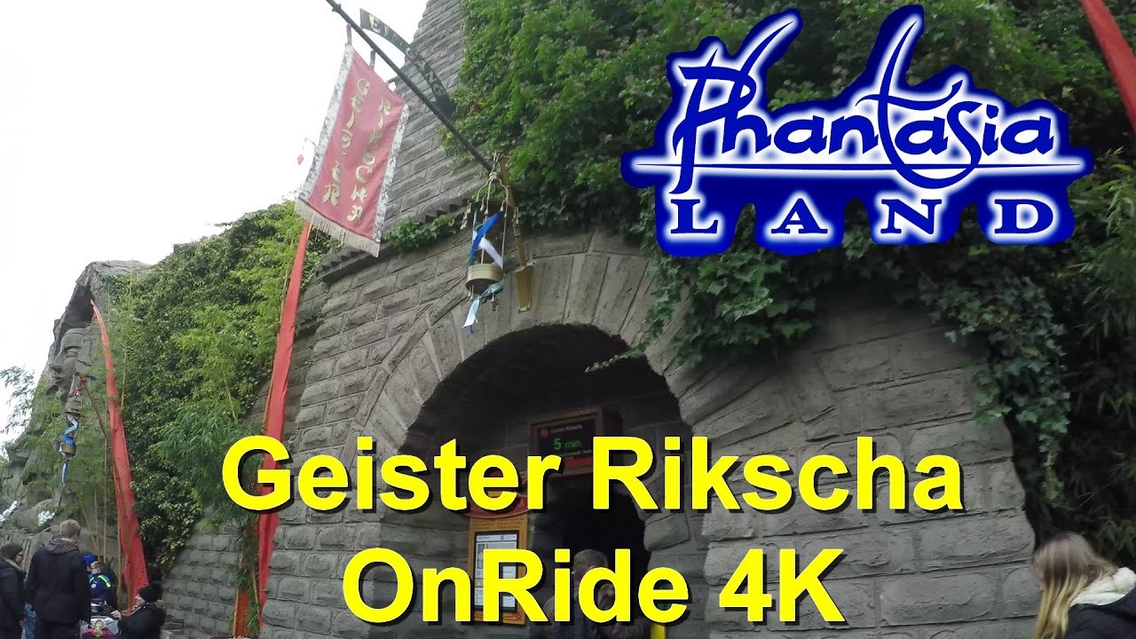 Geister Rikscha Phantasialand OnRide 4K China Town Geisterbahn - Dark ...
