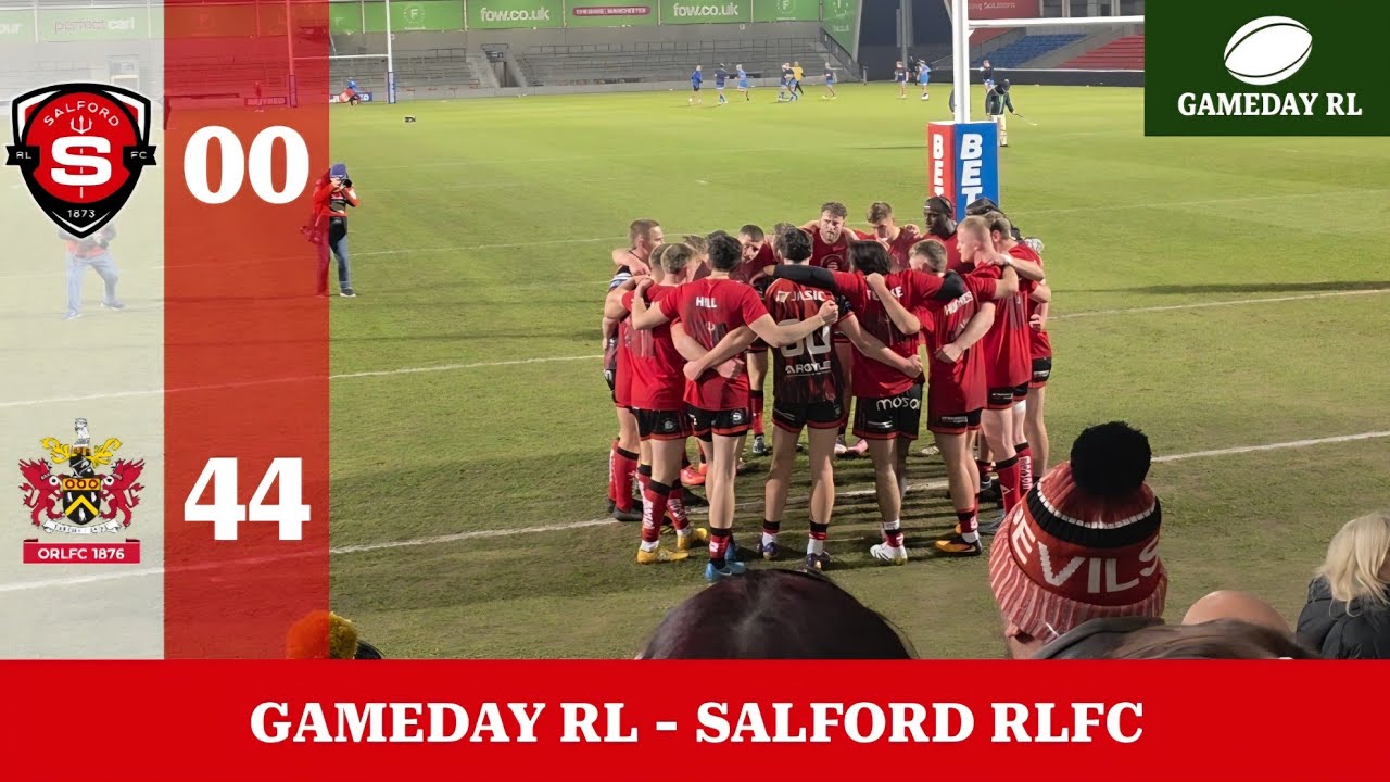 SALFORD RUGBY IS BACK - Salford RLFC vs Oldham RLFC - Salford Vlogs ...