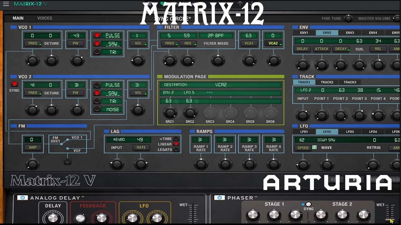 ARTURIA - MATRIX 12 VST - ENTER THE MATRIX - YouTube