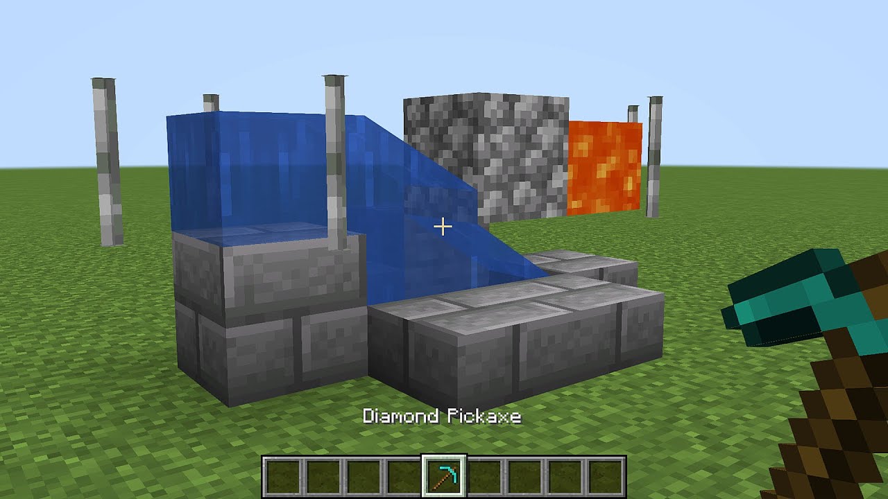 most compact cobblestone generator - YouTube