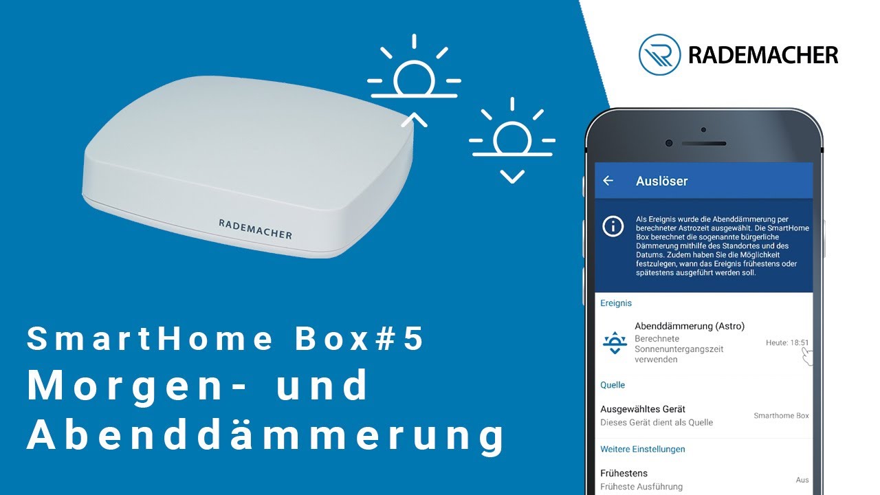 SmartHome Box Teil 5: Morgen- und Abenddämmerung per Astrofunktion ...