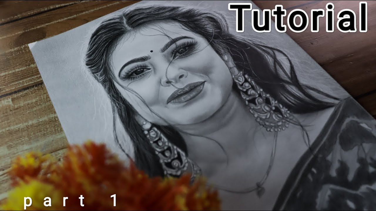 Easy portrait drawing for beginners | part 1 - YouTube