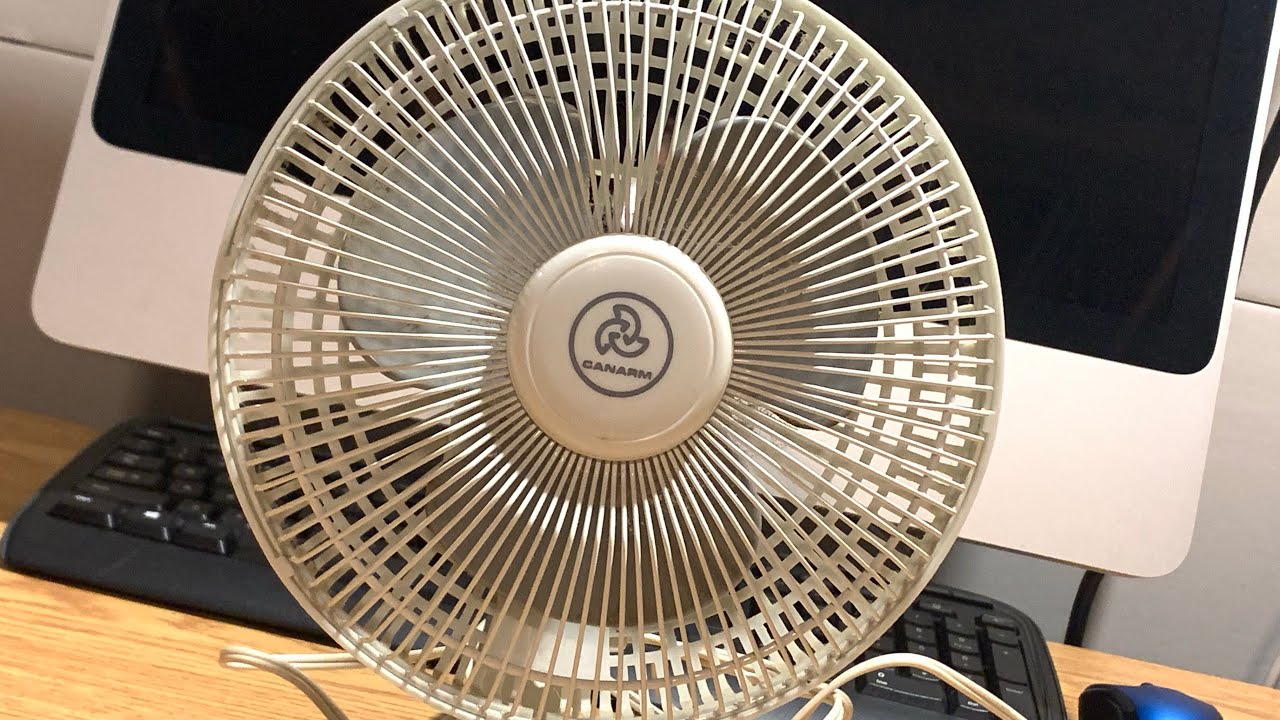 Inspecting a 1995 Canarm 6” Desk Fan - YouTube