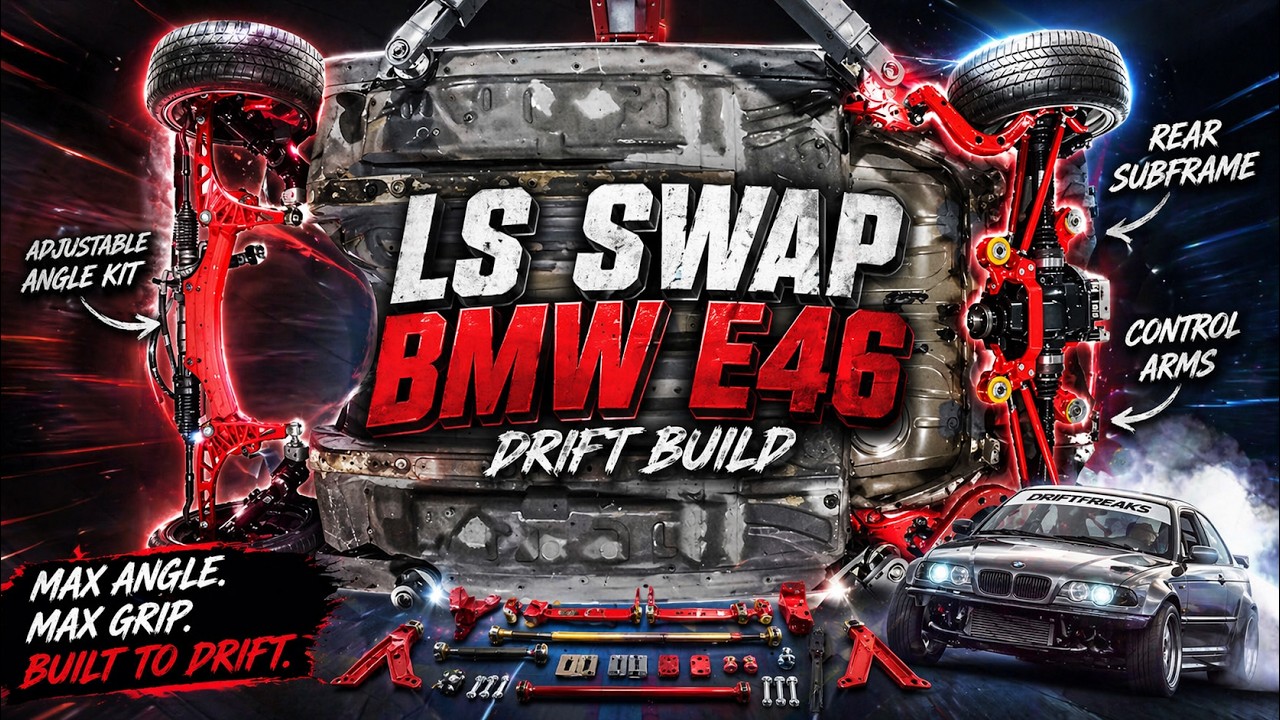 PART 2 | E46 Drift Builds | Angle kit - Rear Subframe - Control Arms ...