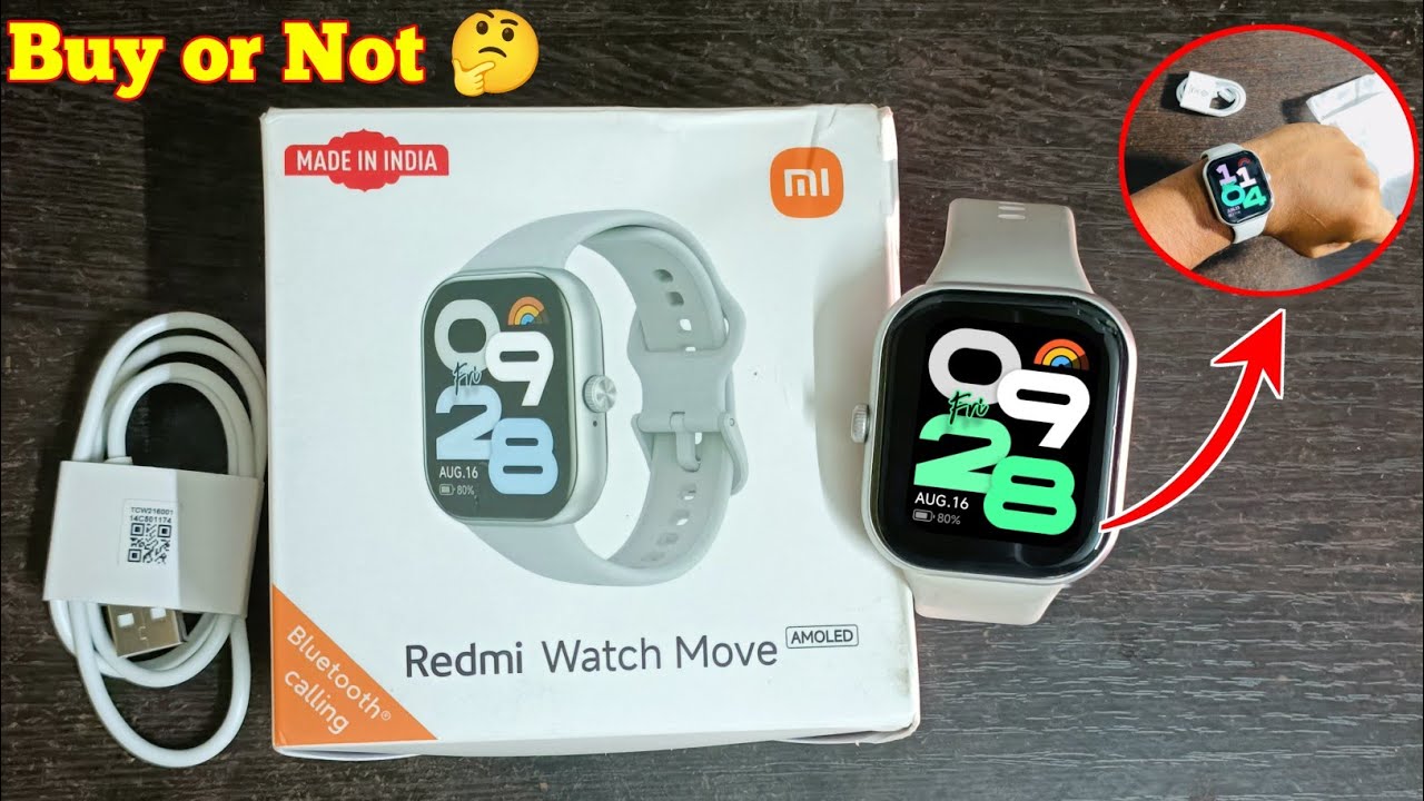 REDMI Watch Move smart watch review unboxing - YouTube