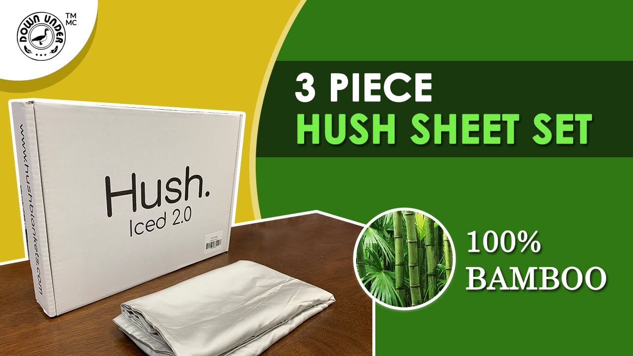 Review 2021 HUSH 100% Bamboo Bed Sheet Set from DOWN UNDER BEDDING ...
