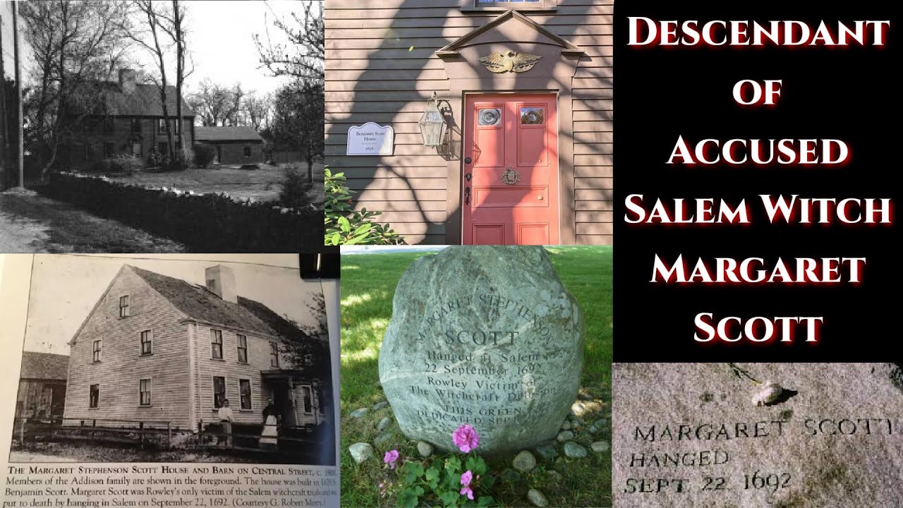 Salem Witch Descendant of Margaret Scott Hanged Sept. 22, 1692 - YouTube