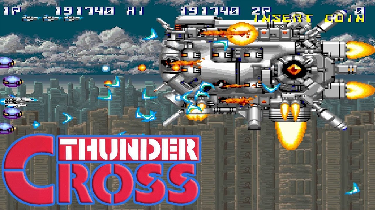 Arcade サンダークロス / Thunder Cross - 1周目 - YouTube