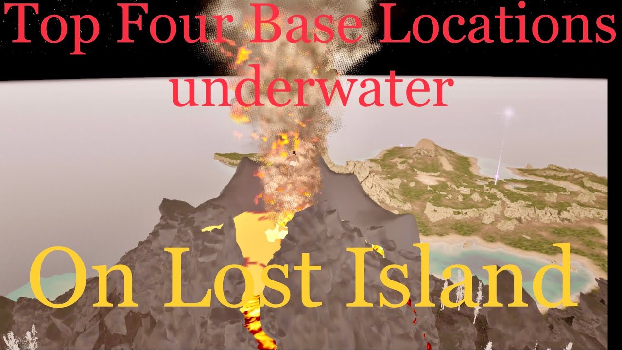 Top Four Underwater Base Locations For The Lost Island - YouTube