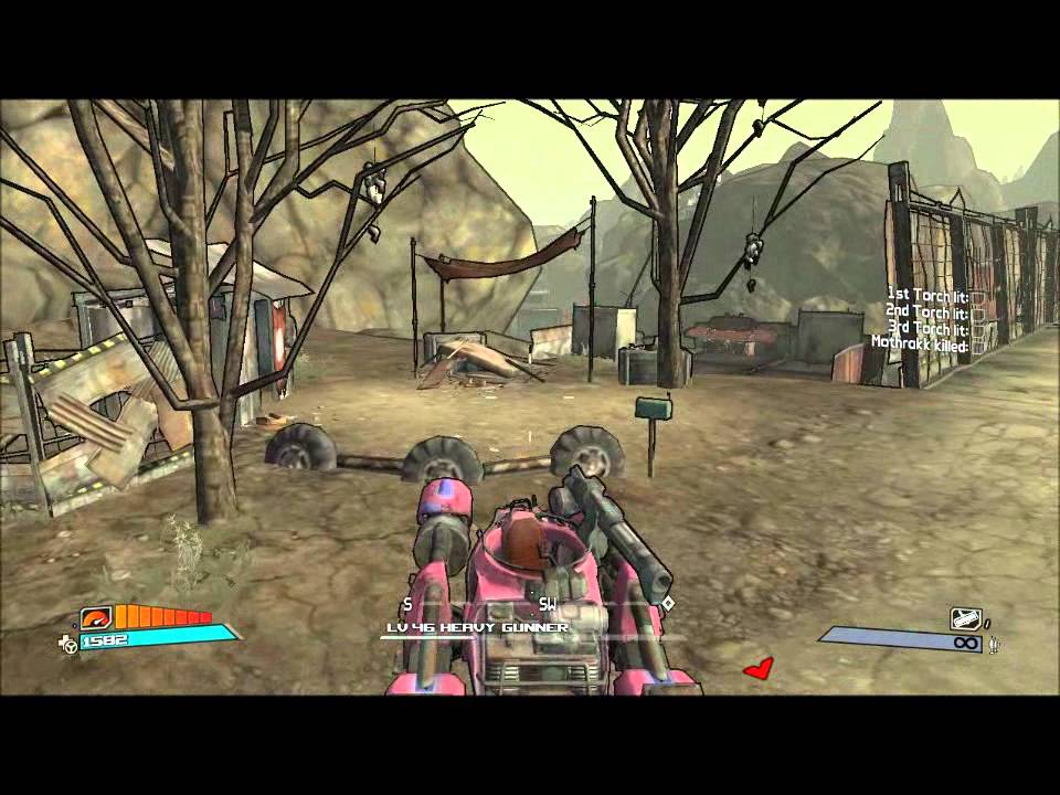 badass bruiser goes flying (borderlands) - YouTube