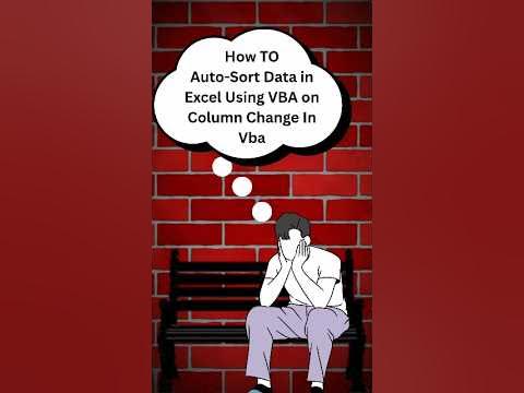 How To Auto-Sort Data in Excel Using VBA. #excel #shorts #automation #vba #macro - YouTube