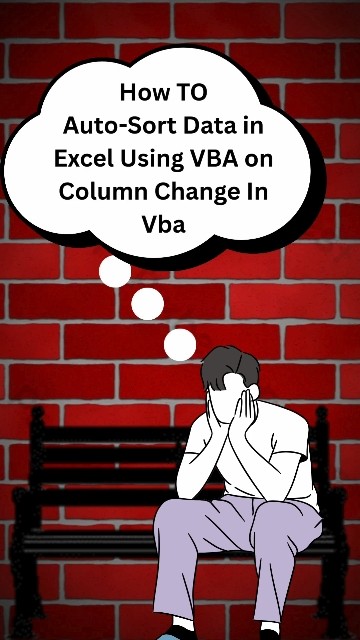 How To Auto Sort Data In Excel Using Vba Excel Shorts Automation