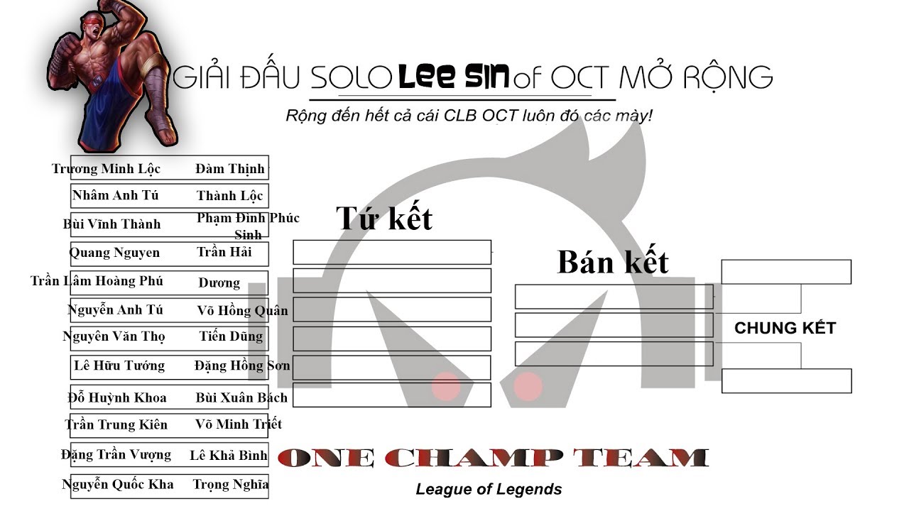 Đức Mìn| Highlight giải đấu SOLO LEESIN OF ONE CHAMP TEAM - YouTube
