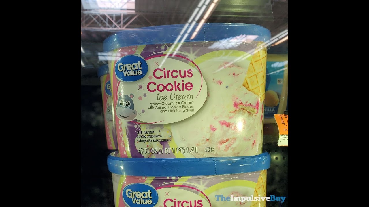 What Does A Circus Taste Like? Walmart's Great Value Circus Cookie Ice ...