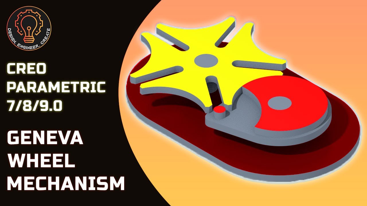 Geneva Wheel Mechanism| Creo Parametric 9.0| Assembly Tutorial| Techno ...
