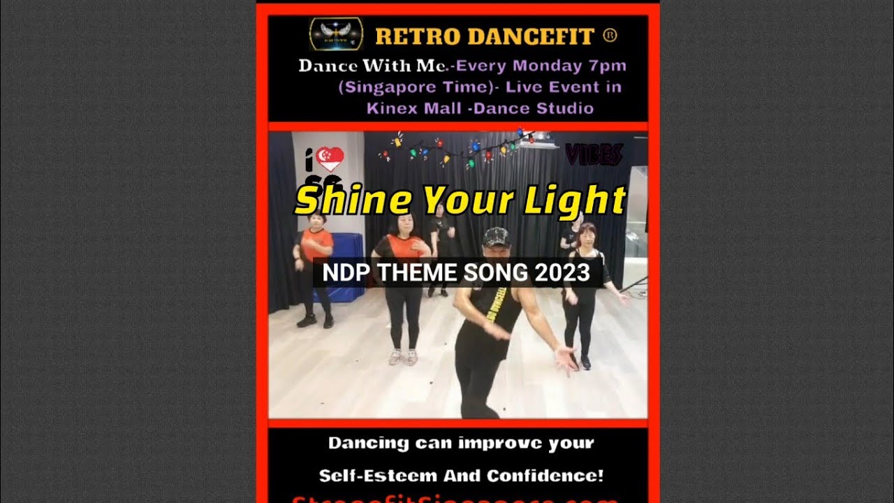 NDP Theme Song 2023 Shine Your Light, Choreography By Ben #ndp2023 # ...