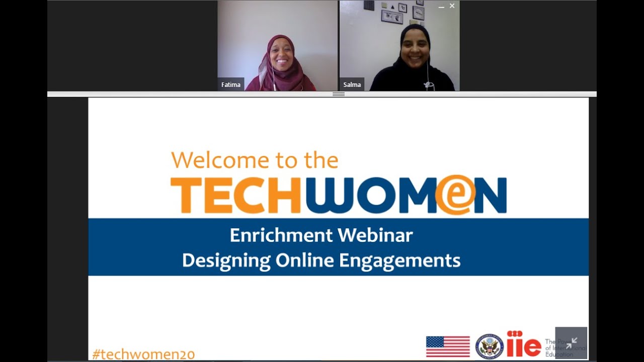 TechWomen June Webinar |Designing Virtual Events تنظيم فعاليات رقمية ...