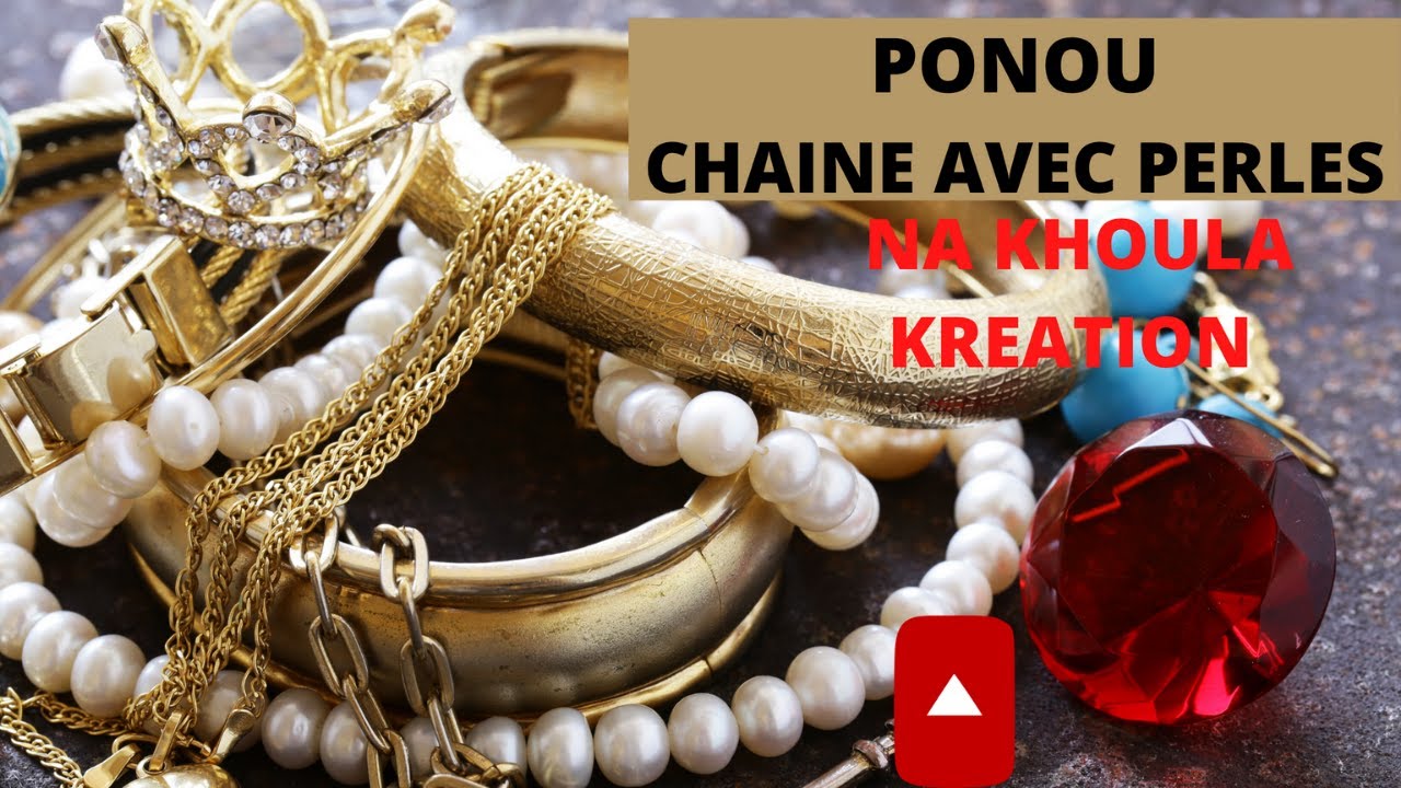 TUTO /DIY COMMENT REALISER UNE CHAÎNE AVEC DES PERLES - YouTube