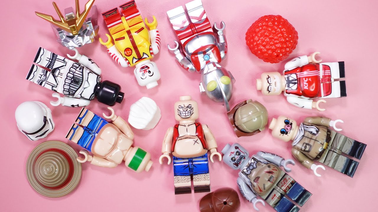 Lego One Piece Minifigures | kfc | luffy | ultraman | minifigures lego ...