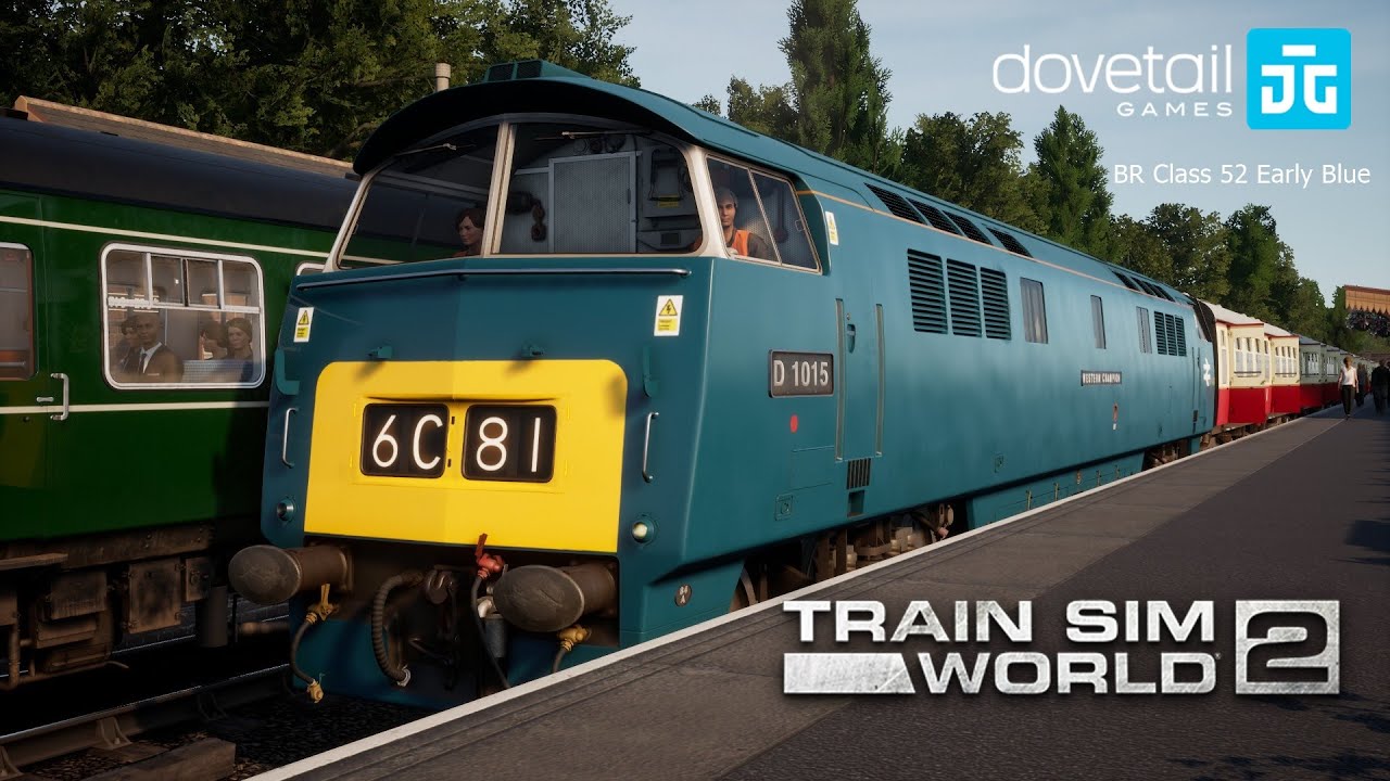 TSW 2 - Class 52 D1015 Early Blue ML Reskin Review - YouTube