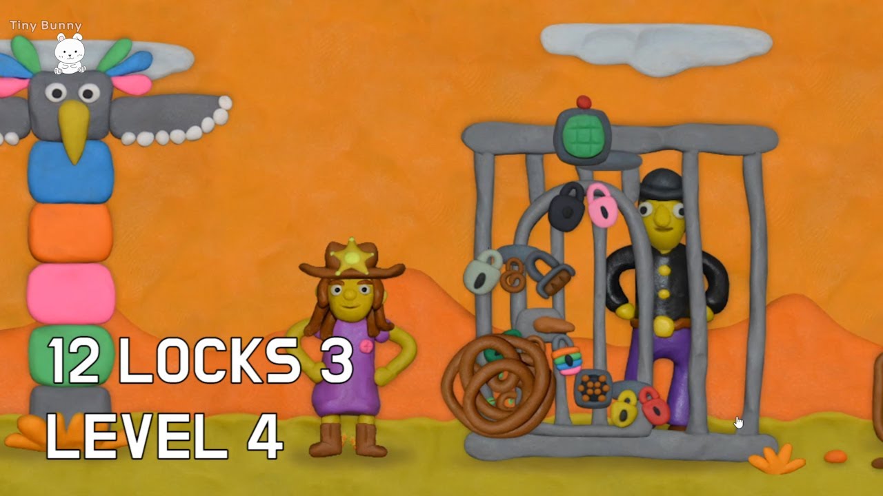 12 LOCKS III 3 Around The World Level 4 Walkthrough (RUD Present) - YouTube
