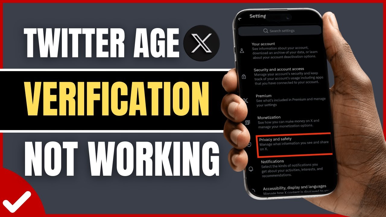 How to Fix Twitter X Age Verification Problem (2026) - YouTube