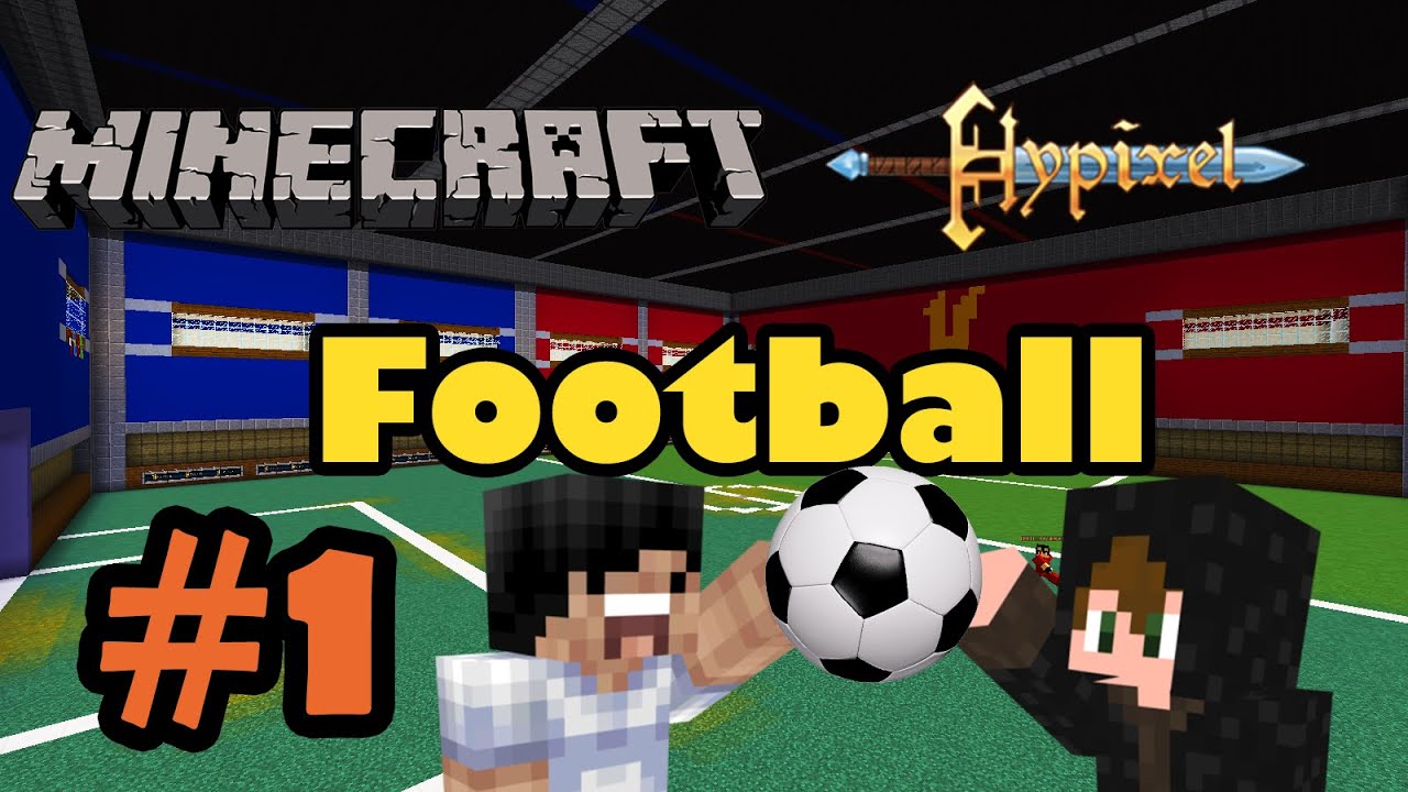 【Minecraft mini game】 「Football」爆笑足球 用手踢波!? 被炒十比零! #1 - YouTube